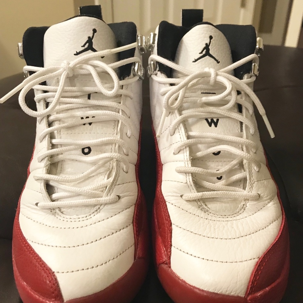 Nike Jordan 12s Red And White Classic - Gem